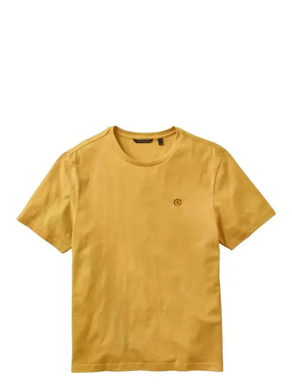 HENRI LLOYD Embroidered-logo T-shirt - Yellow