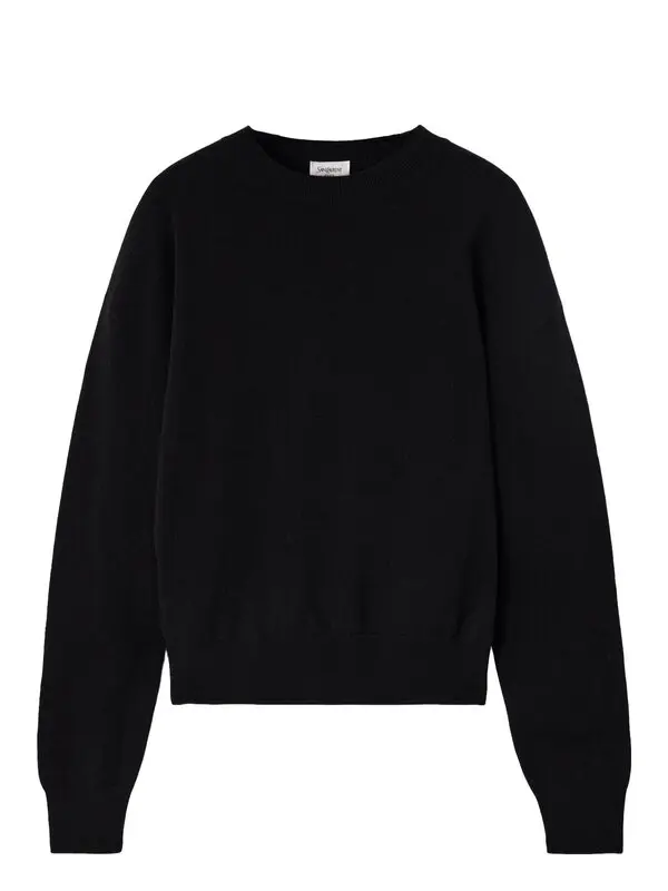 Saint Laurent Cashmere Sweater - Black