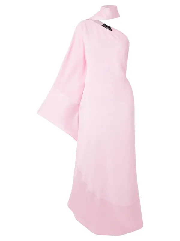 TALLER MARMO Olympia One-sleeve Gown - Pink