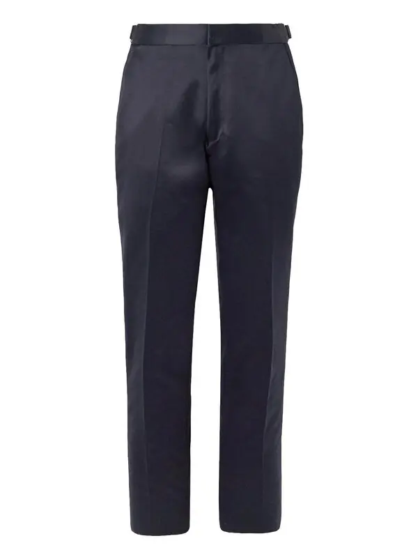 TOM FORD Dyllan Straight-leg Trousers - Blue