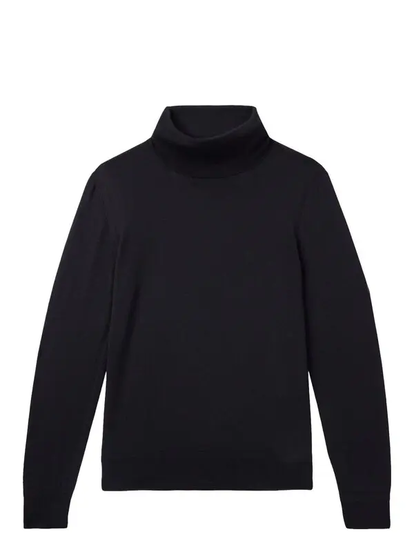 TOM FORD Slim-fit Cashmere And Silk-blend Rollneck Sweater - Black