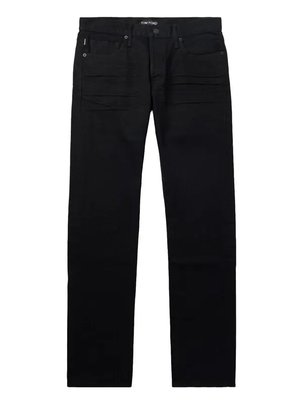 TOM FORD Slim-fit Japanese Denim Jeans - Black