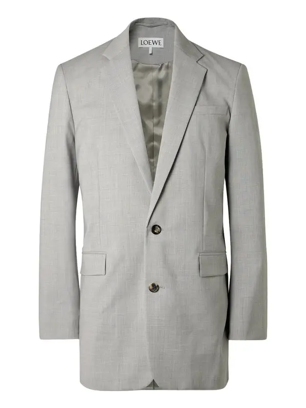 Loewe Wool Blazer - Gray