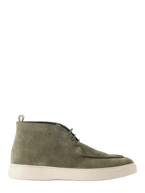 Officine Creative Frame 002 Suede Chukka Boots - Green