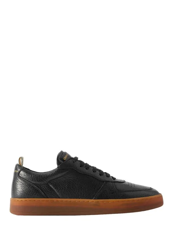 Officine Creative Asset 001 Leather Sneakers - Black