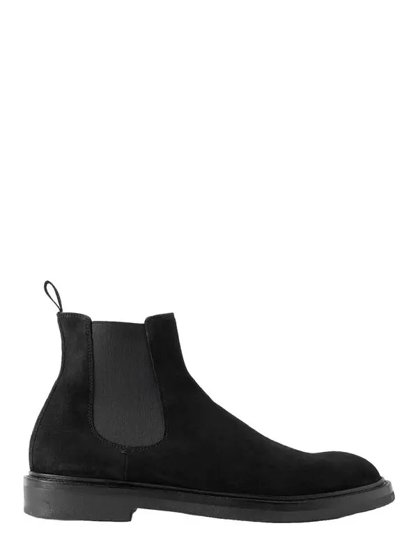 Officine Creative Dude Flexi 003 Suede Chelsea Boots - Black