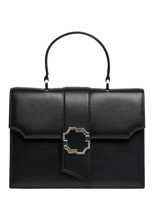 MALONE SOULIERS Medium Audrey Top-handle Bag - Black