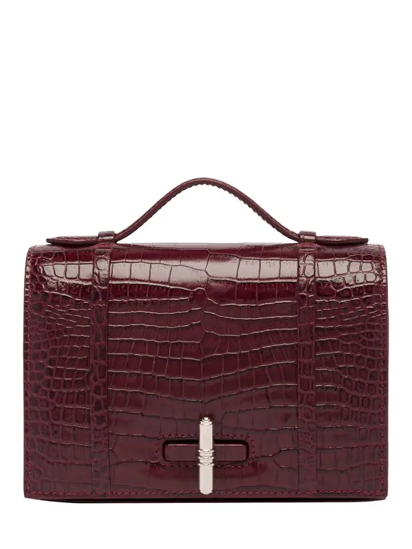 MALONE SOULIERS May Small Top-handle Bag - Burgundy