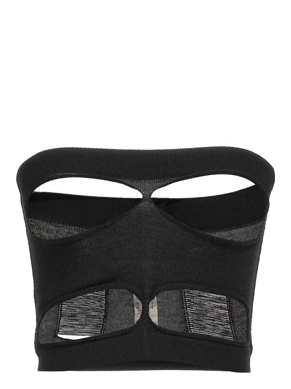 Rick Owens Tanja Bandeau Top - Black