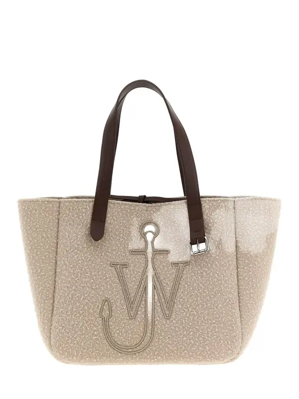 J.W.ANDERSON Belt Tote Shopping Bag - Beige