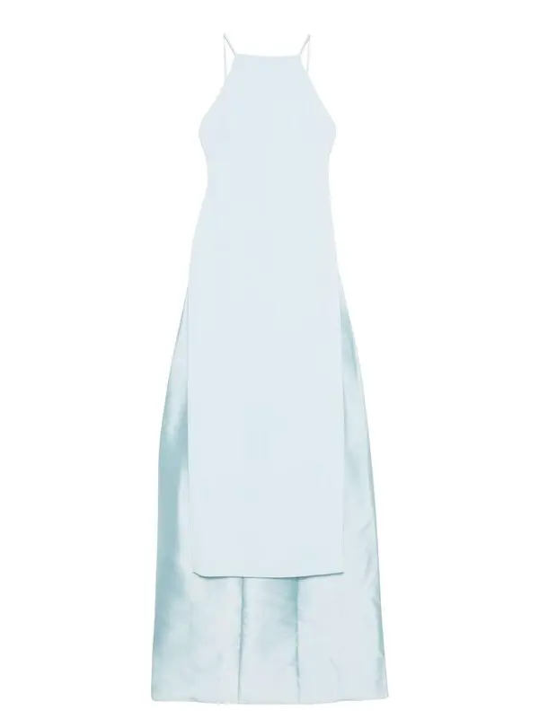 Solace London Ulla Maxi Dress - Clear Blue