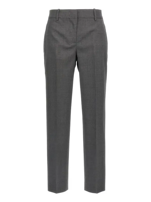 Ermanno Scervino Virgin Wool Trousers - Gray