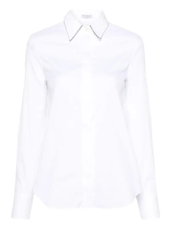 Brunello Cucinelli Cotton Shirt - White