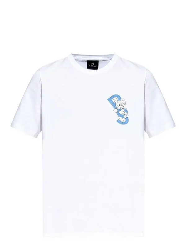 Paul Smith Bunny Graphic Cotton T-shirt - White
