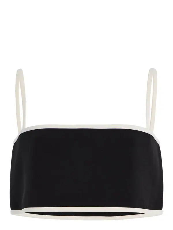 Alexis Simi Cropped Top - Black