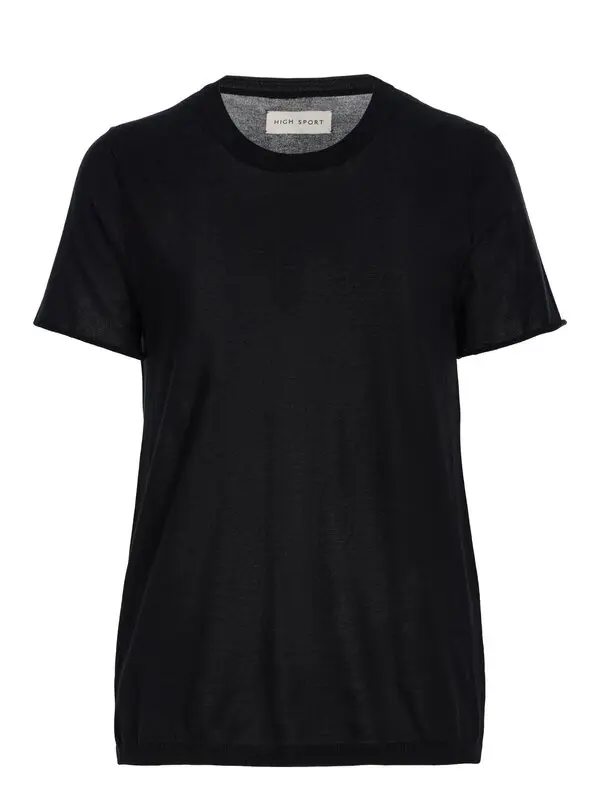 HIGH SPORT Owen Cotton Tee - Black