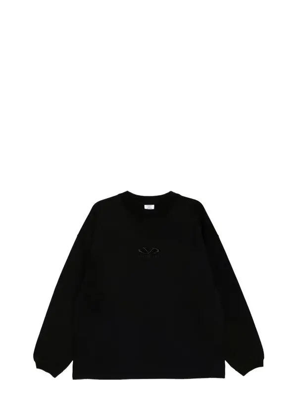 Vetements Logo Hoodie - Black