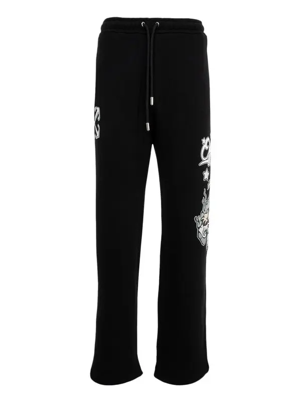 Off-White Printed Sweatpants - Black