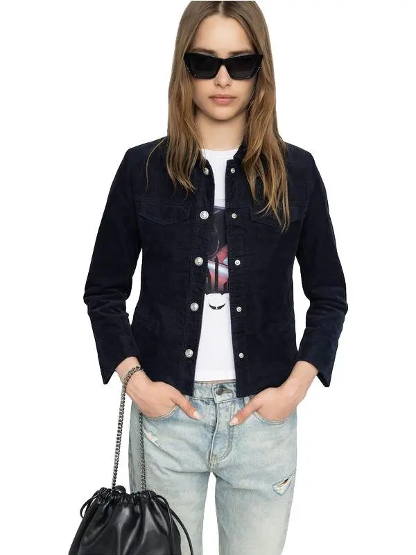 Zadig&Voltaire Liam Corduroy Jacket - Blue