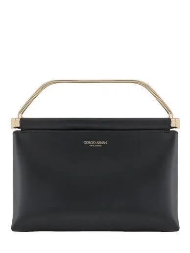 Giorgio Armani Small Leather Handbag - Black