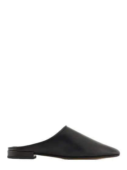 Giorgio Armani X 10 Corso Como Calfskin Mules - Black