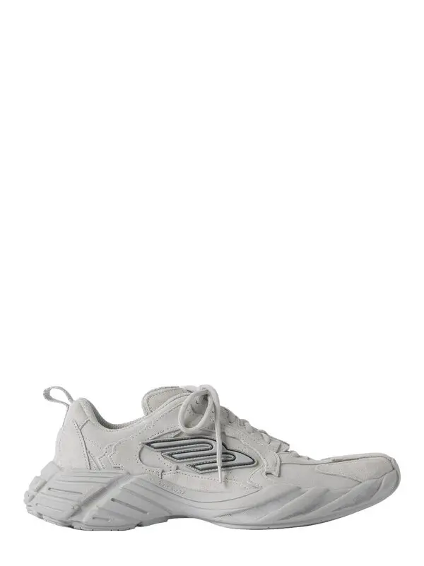 Balenciaga Monday Suede Sneakers - Gray
