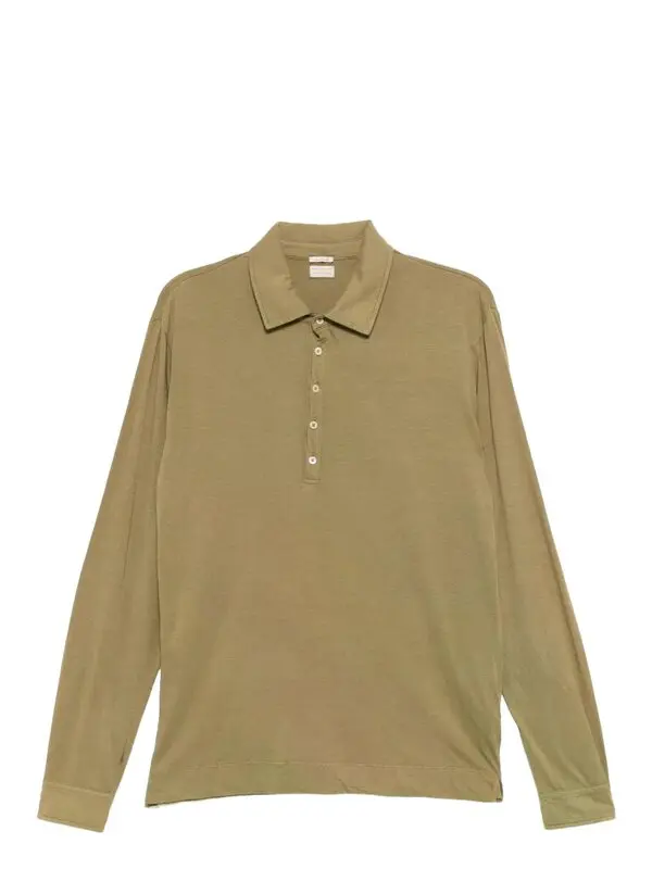 Massimo Alba Long-sleeve Polo Shirt - Green