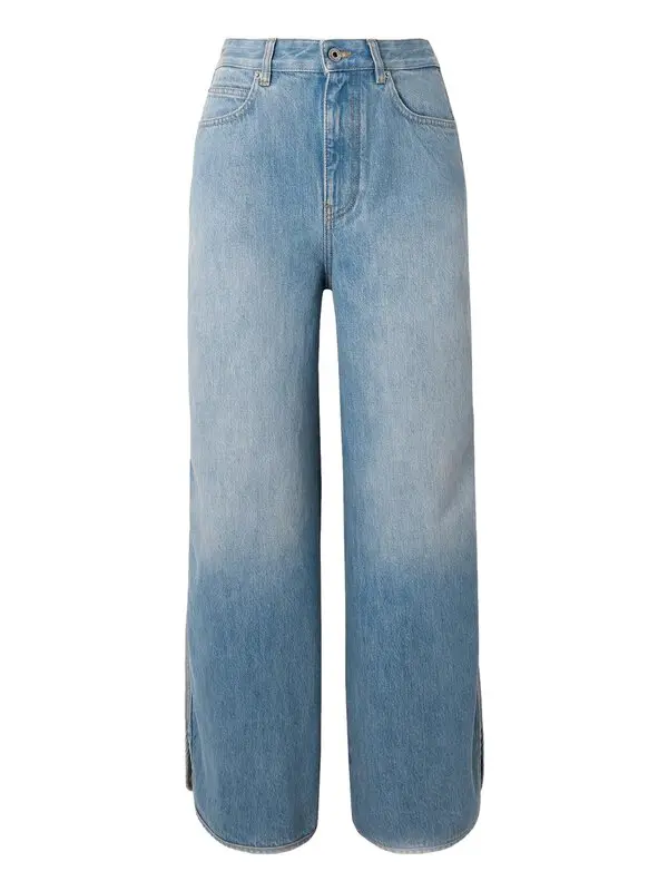 Loewe High-rise Wide-leg Jeans - Blue