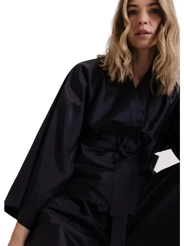 ALAS Long Sleeve Kimono Jacket - Black