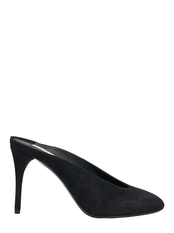 Alaïa Decolette Suede Mules - 999 Noir