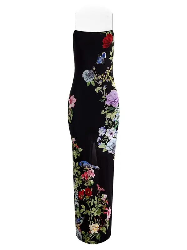 Alice + Olivia Fifi Floral Print Maxi Dress - Venus Floral