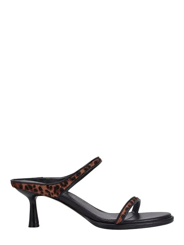 Marc Fisher Alonde Calf Hair Sandals - Leopard
