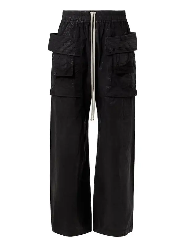 Rick Owens Cotton Jersey Sweatpants - Black