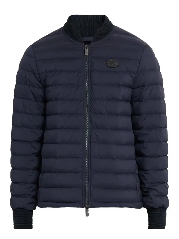 Burberry Knight Stamp Down Puffer Jacket - Navy