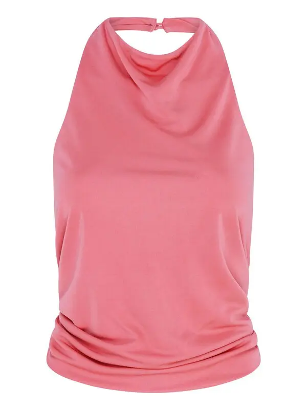 Paris Georgia Arlo Ruched Knit Top - Pink