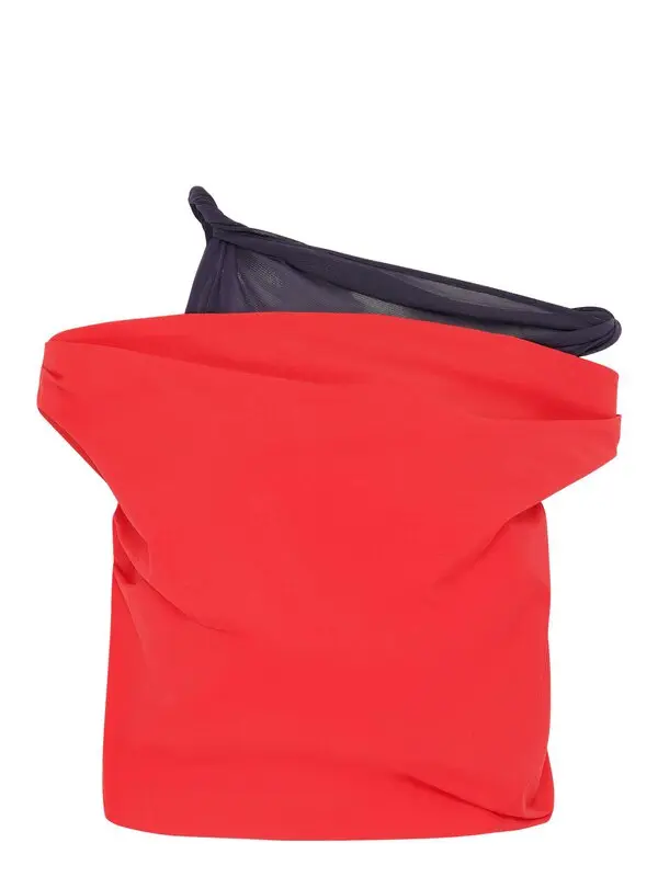 Paris Georgia Atlas Cotton Top - Red