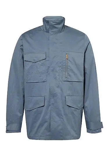 Paul Smith Funnel-neck Field Woven Jacket - Greyish Blue