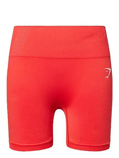 GYMSHARK Vital Sculpt Seamless Shorts - Red