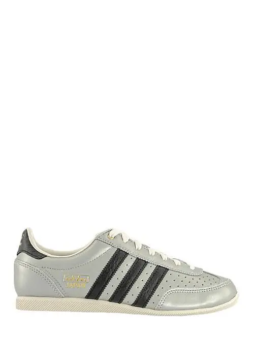 Adidas Leather Low-top Trainers - Alumina Black Cream Whit