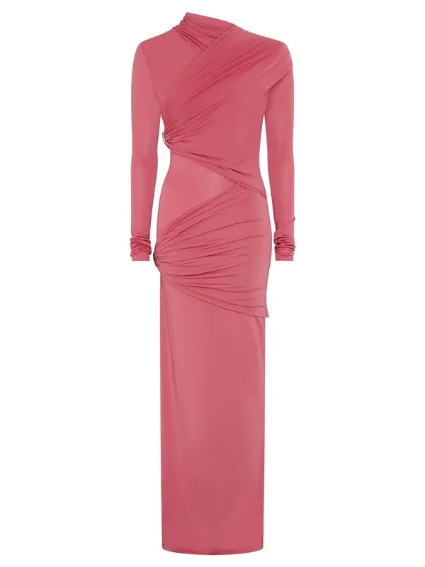 Paris Georgia Aria Jersey Maxi Dress - Pink