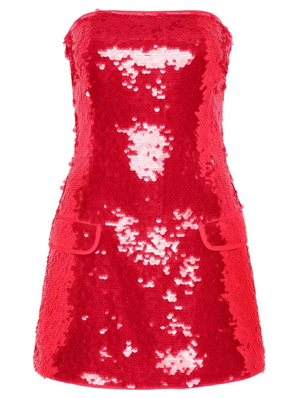 Paris Georgia Mermaid Sequined Mini Dress - Pink