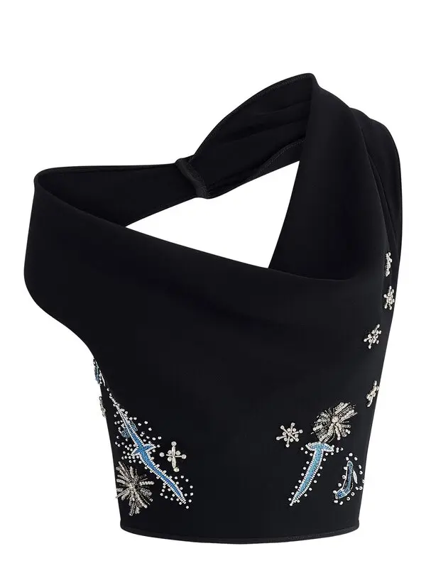 Maticevski Minx Tatt Bodice Top - Black