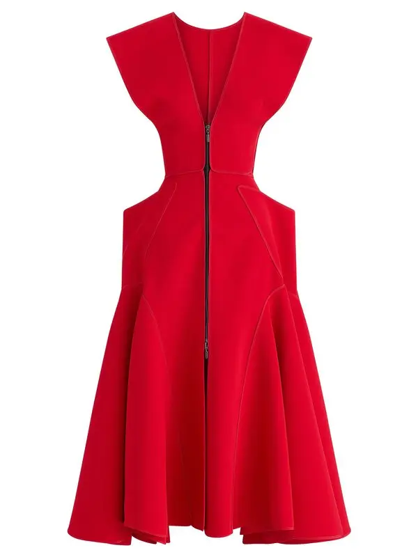 Maticevski Cinders Midi Dress - Red