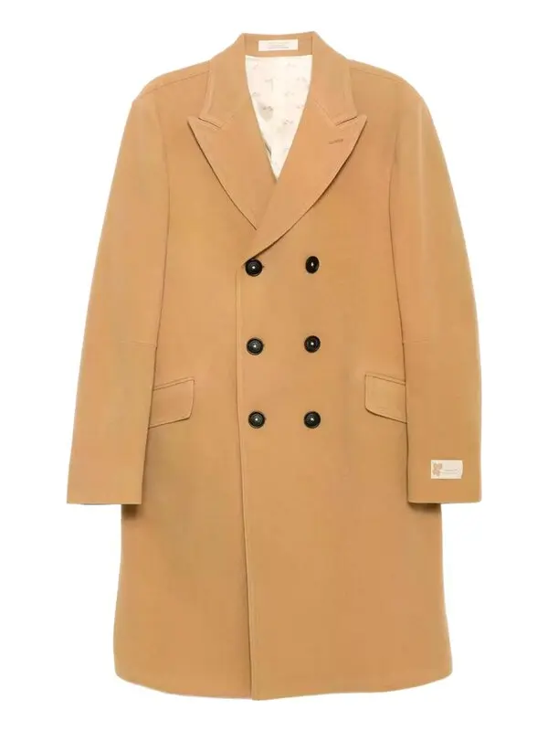 Massimo Alba Double-breasted Wool Coat - Brown