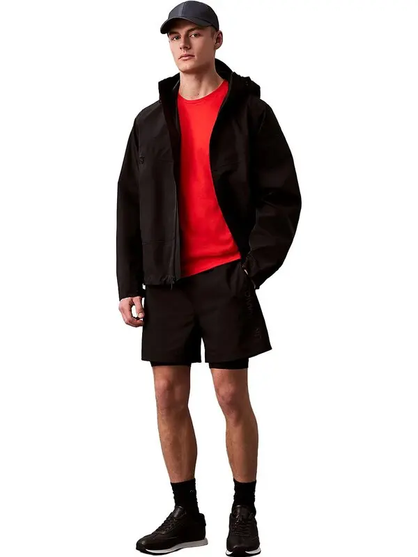 Calvin Klein Modern Sport Layered Shorts - Black