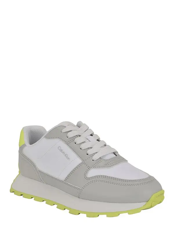 Calvin Klein Tulay Sneakers - White/stardust/acid Lemon