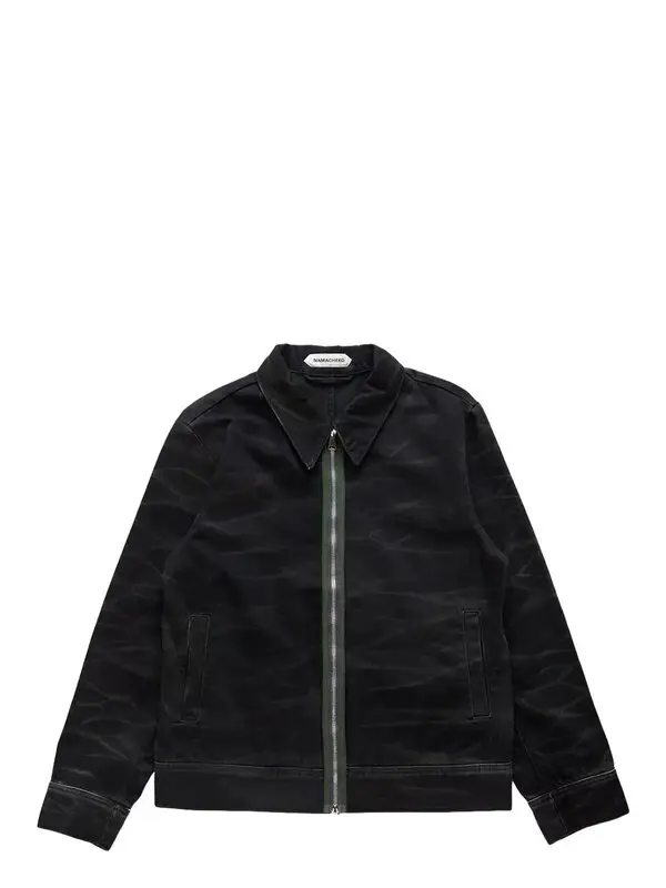 NAMACHEKO Zebra-print Zip-front Jacket - Black