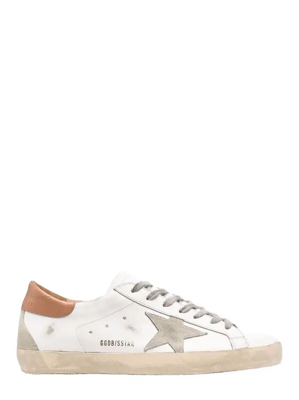 Golden Goose Low Top Sneakers - White/ice/light Brown