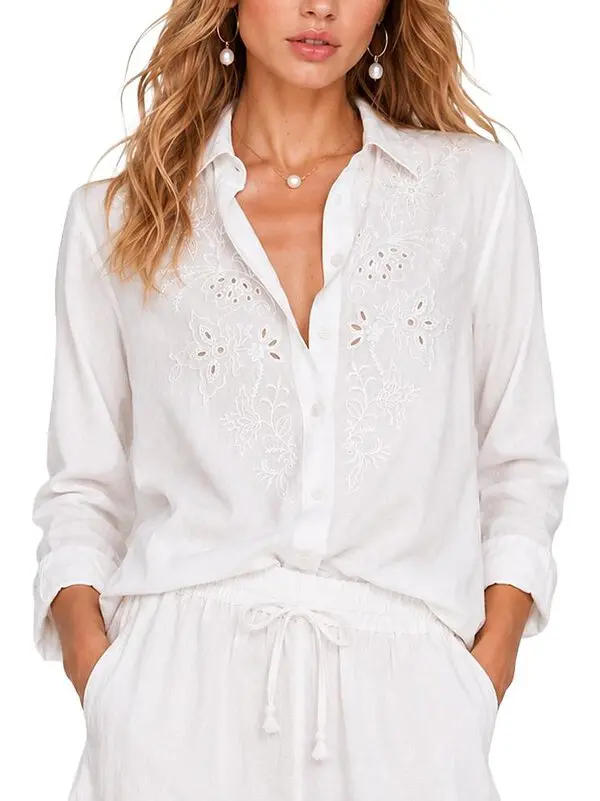 Calypso St. Barth Lucille Top - White