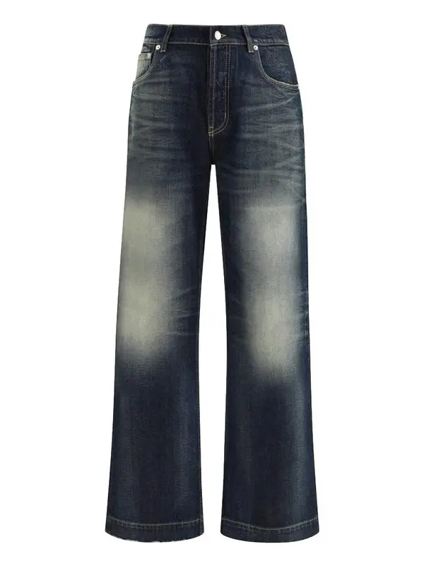 Alexander McQueen Wide-leg Jeans - Blue